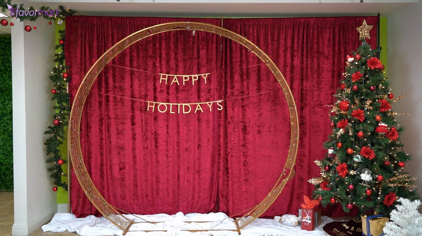 Deck the Halls: Crafting the Perfect Holiday Ornament Backdrop | eFavormart