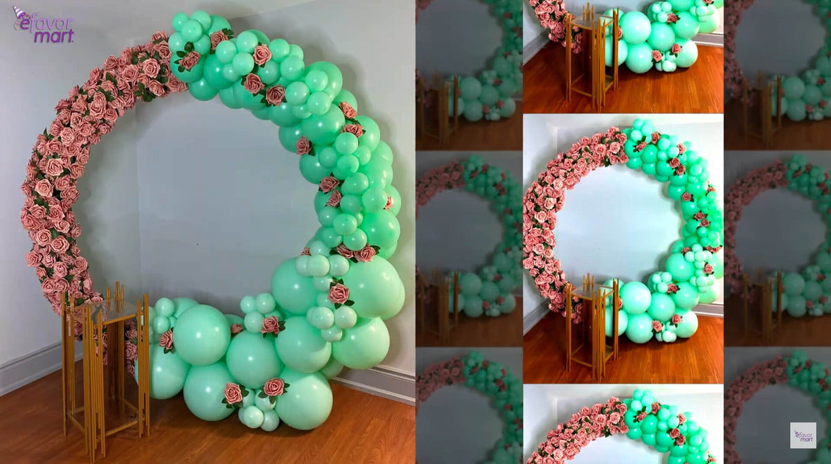 DIY Rose & Balloon Hoop For Elegant Events | eFavormart