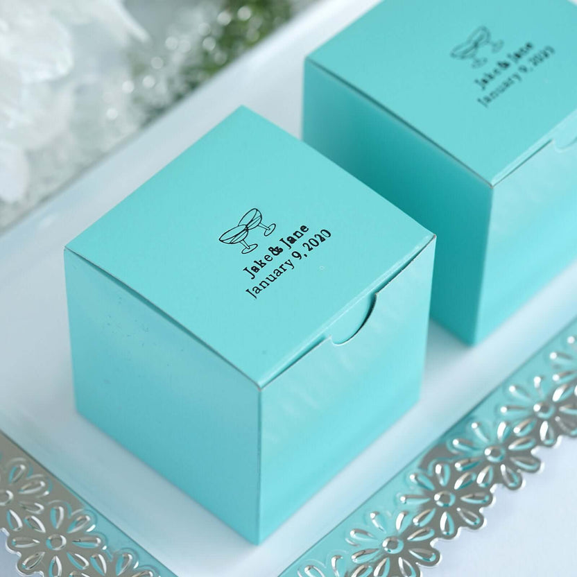 100-Pack Mini Cupcake Favor Boxes 3x3x3" | eFavormart