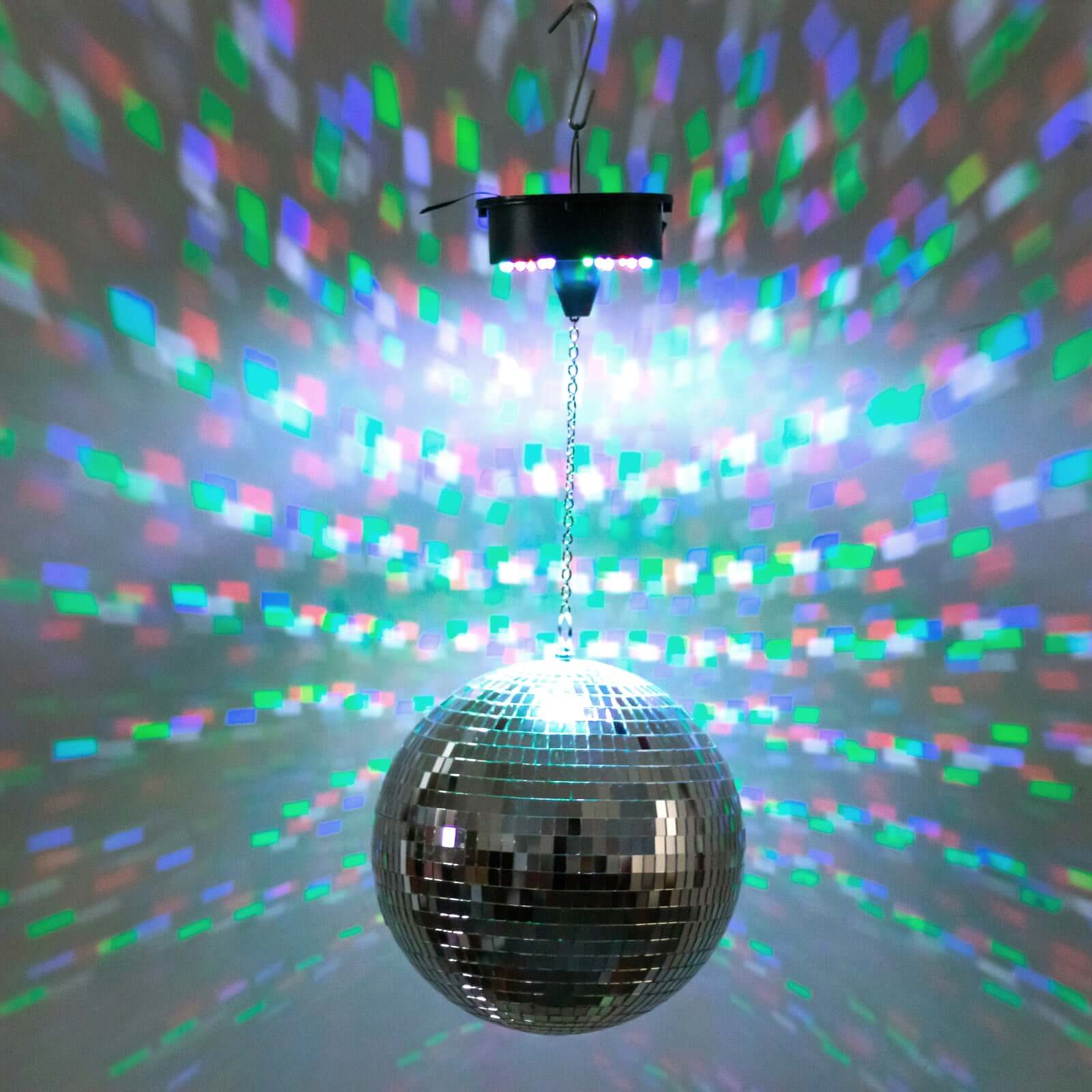 18" LED Light Rotating Disco Ball Motor | eFavormart.com