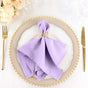 Polyester Napkins 17"x17" Lavender Lilac | eFavormart