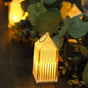 Clear Acrylic LED Lanterns Hanging Warm White 3" | eFavormart