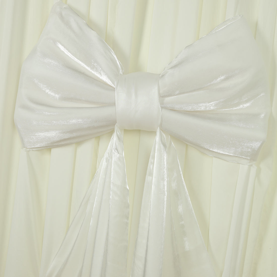 7ft Giant Bow Tie Décor for Events White | eFavormart