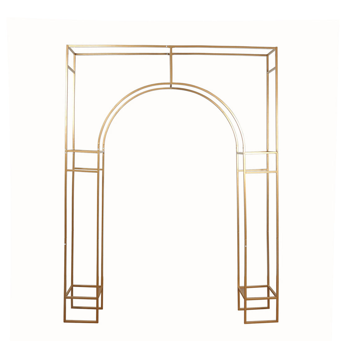 Heavy Duty Gold Metal Rectangular Arch | eFavormart