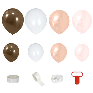 Tan Brown Biodegradable Balloon Garland Kit | eFavormart