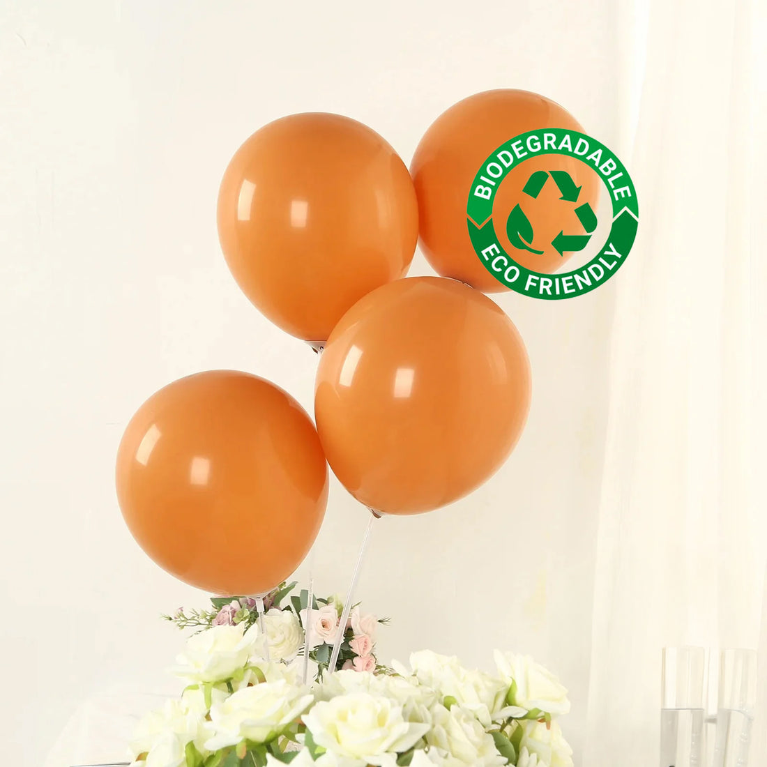 12" Pastel Caramel Biodegradable Latex Balloons | eFavormart