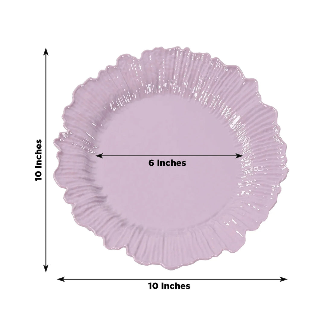 20-Pack Lilac Reef Plastic Dinner Plates – 10" | eFavormart
