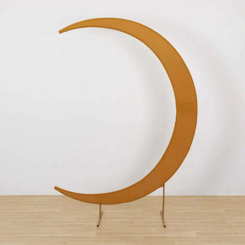 Gold Spandex Crescent Moon Backdrop Stand Cover | eFavormart
