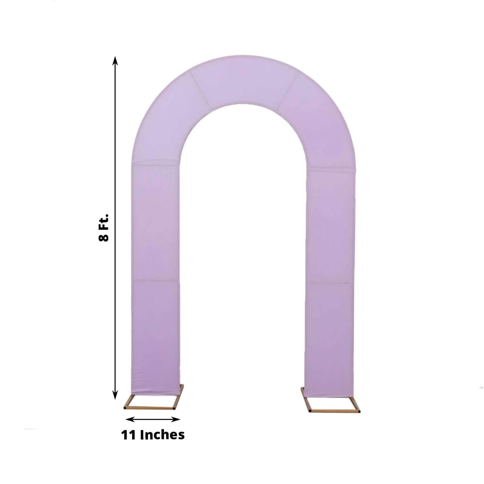 Lavender Lilac Spandex Wedding Arch Cover 8ft | eFavormart.com