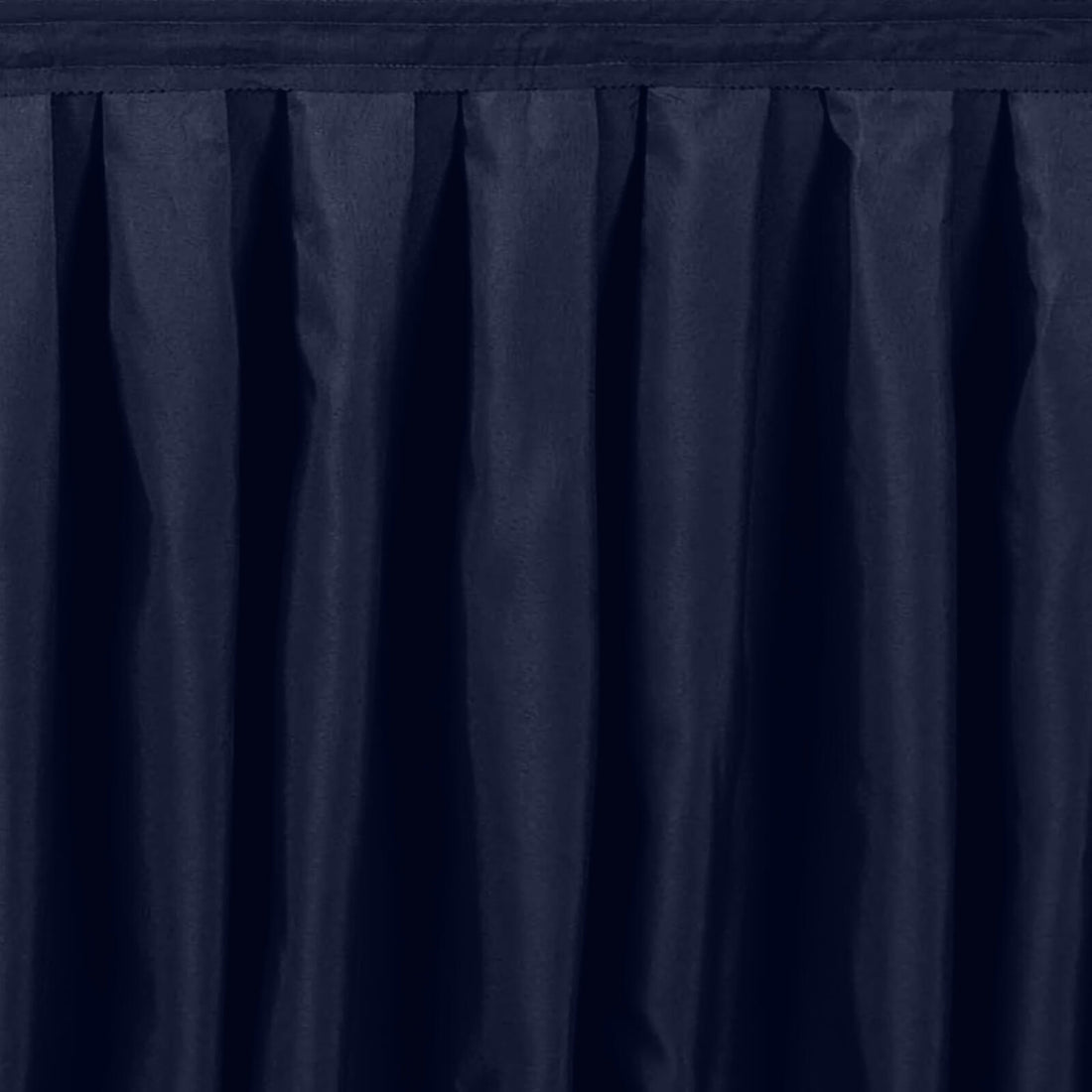 Stage Skirting Polyester Navy Blue 48"x20ft | eFavormart