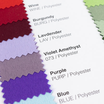 Polyester Fabric Sample Book - 35 Colors | eFavormart