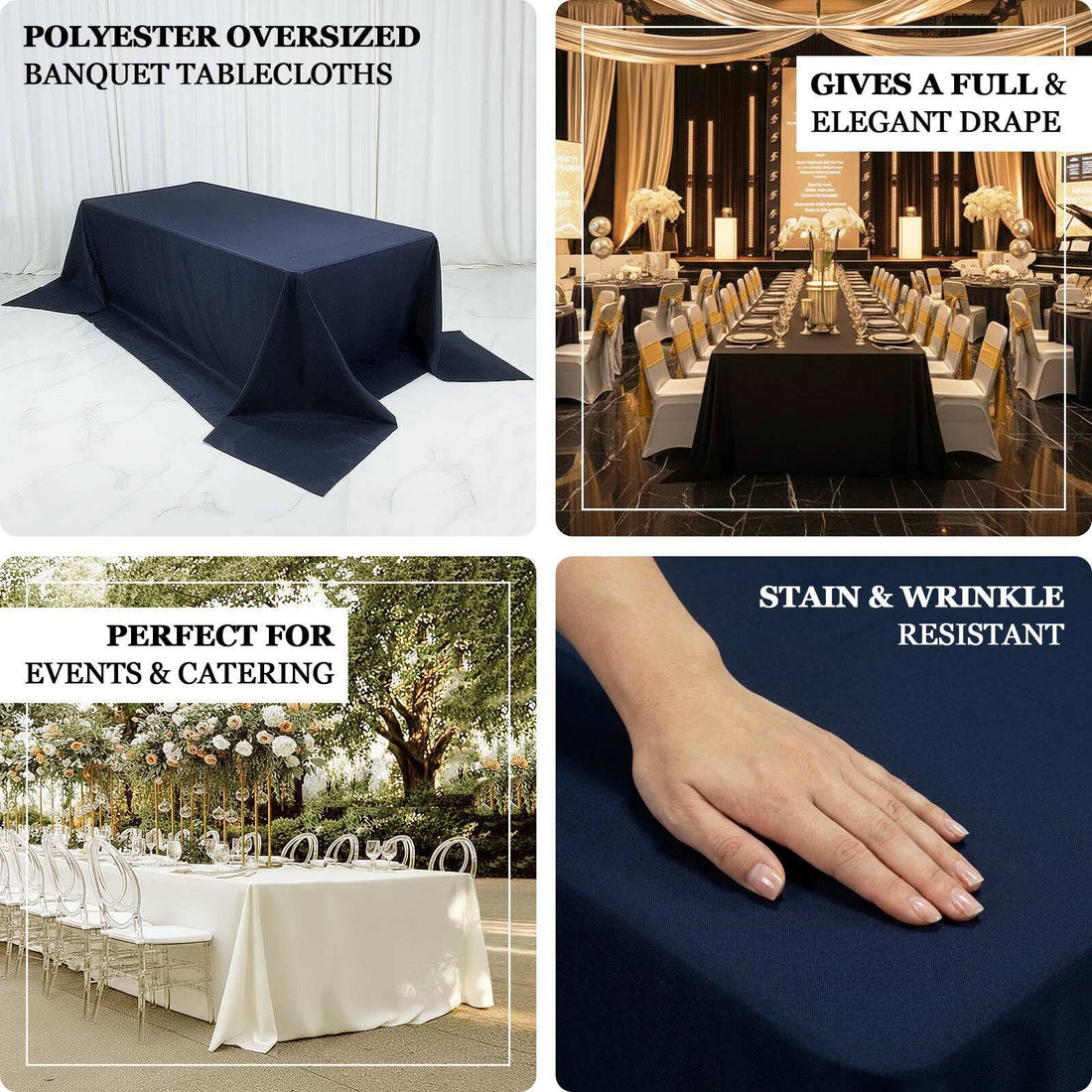 Polyester Rectangular Tablecloth 108