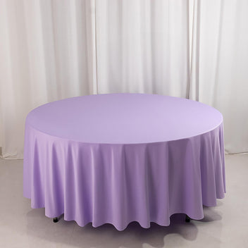 Premium Scuba Tablecloth 108" Lavender | eFavormart