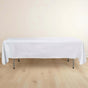 Scuba Tablecloth 60"x102" White | eFavormart