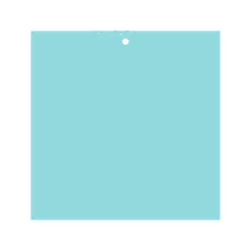50-Pack Turquoise Square Wedding Favor Tags | eFavormart