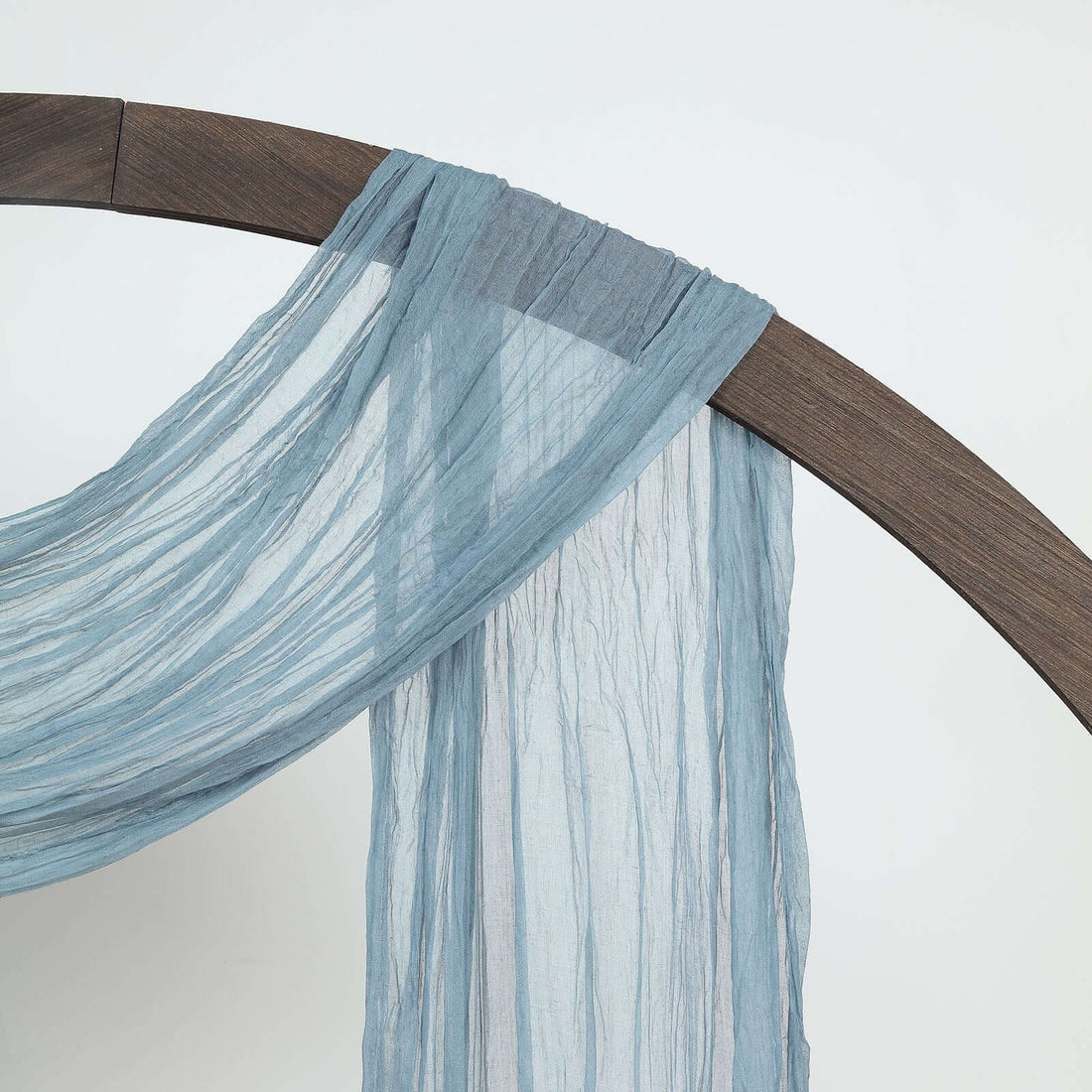 Dusty Blue Gauze Cheesecloth Draping Fabric 20ft | eFavormart
