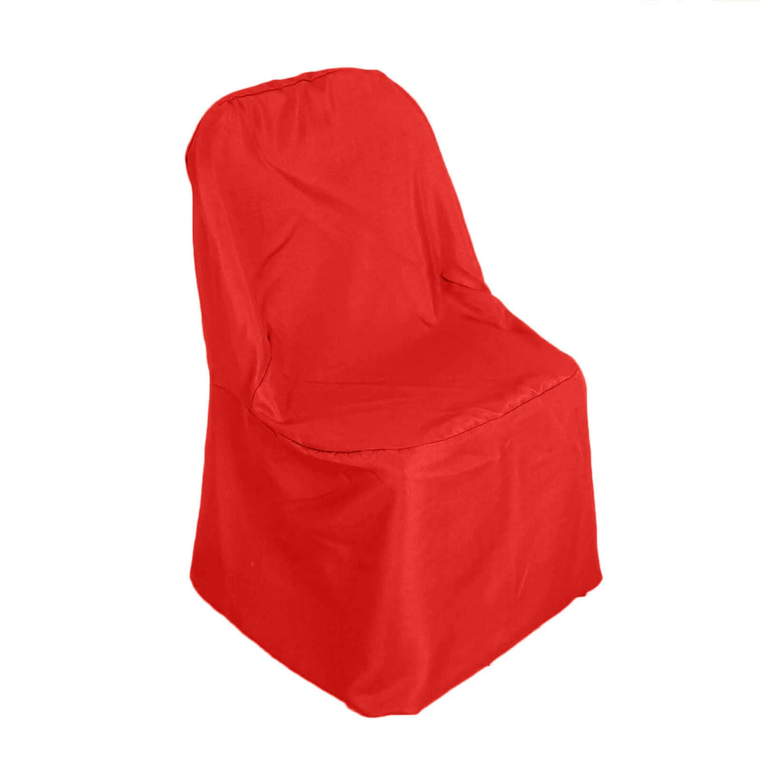 Polyester Folding Chair Cover Red | eFavormart