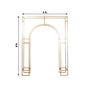 Heavy Duty Gold Metal Rectangular Arch | eFavormart