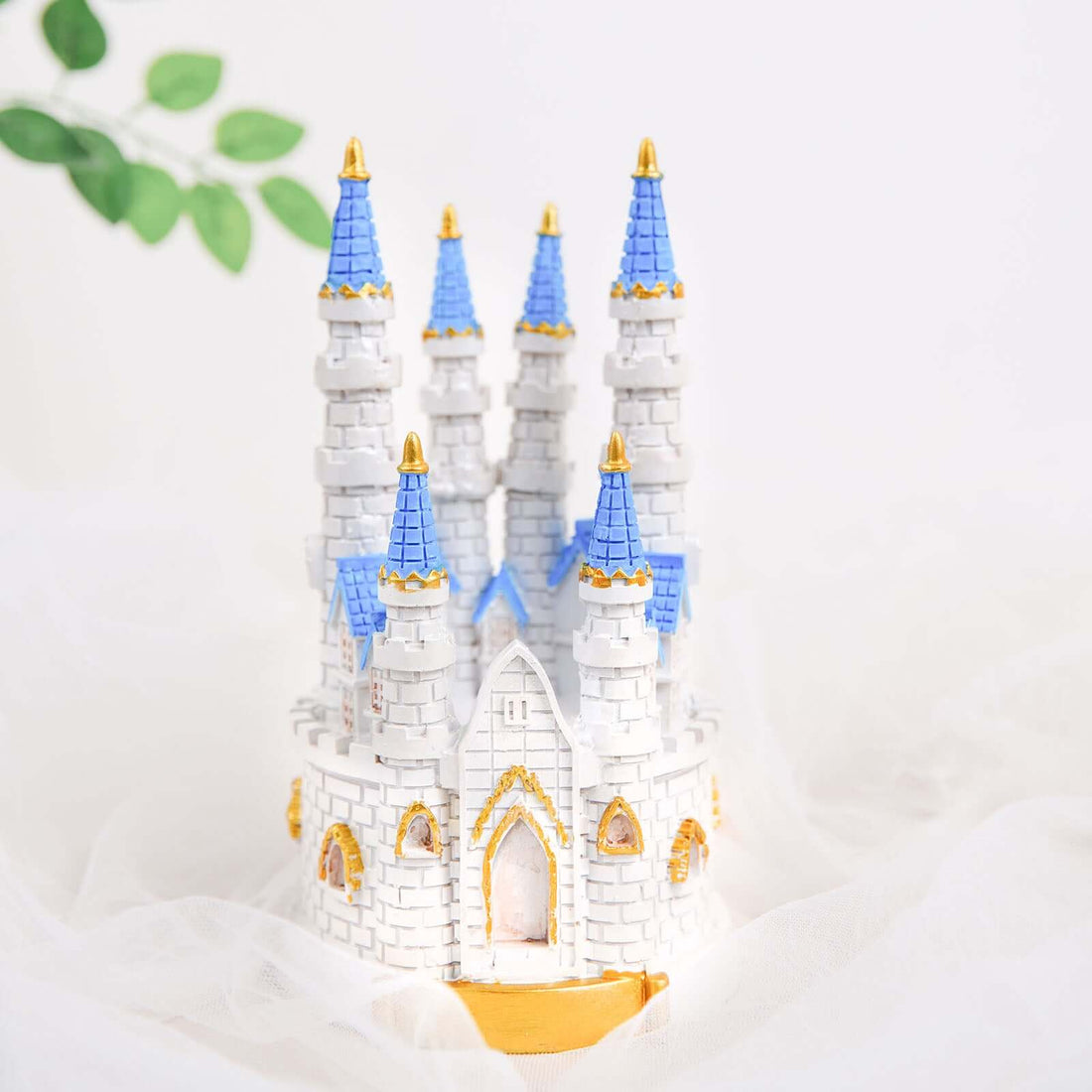 Blue and White Castle Cake Topper | eFavormart