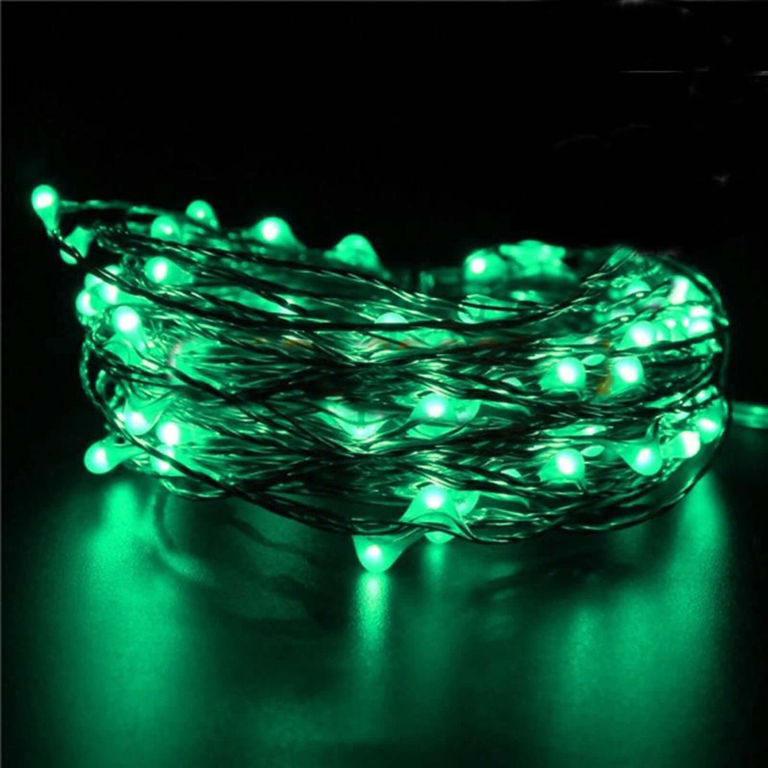 Starry Bright String Lights Green 90" | eFavormart