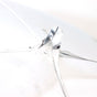 43" Silver 4D Orbz Mylar Foil Balloons 2-Pack | eFavormart