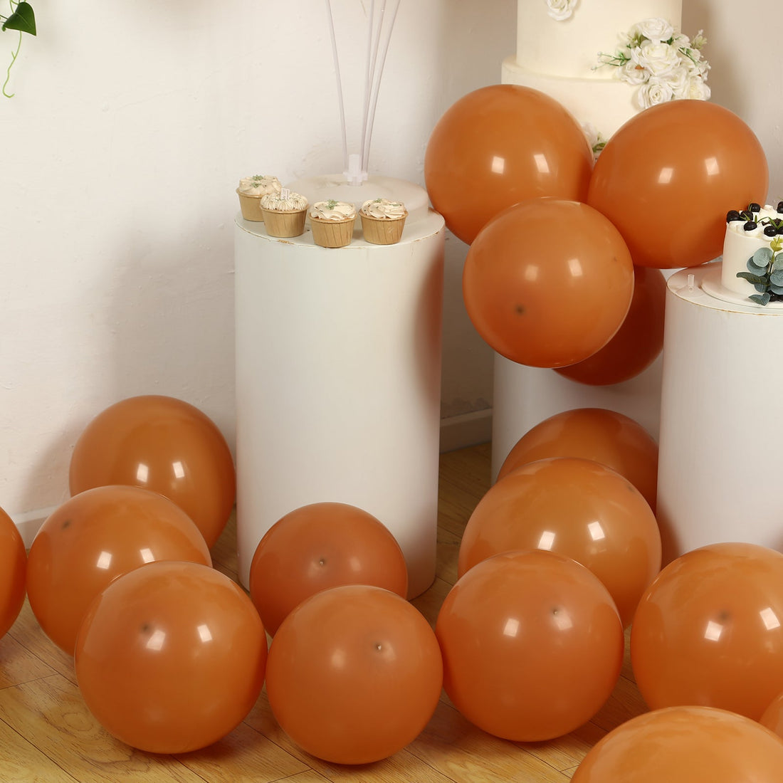 12" Pastel Caramel Biodegradable Latex Balloons | eFavormart