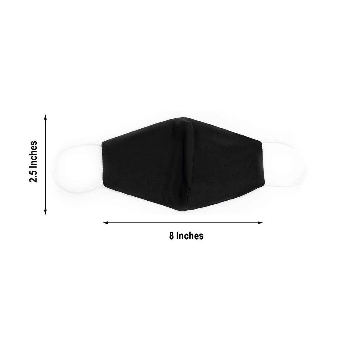 Black Ultra Soft 100% Organic Cotton Face Masks | eFavormart