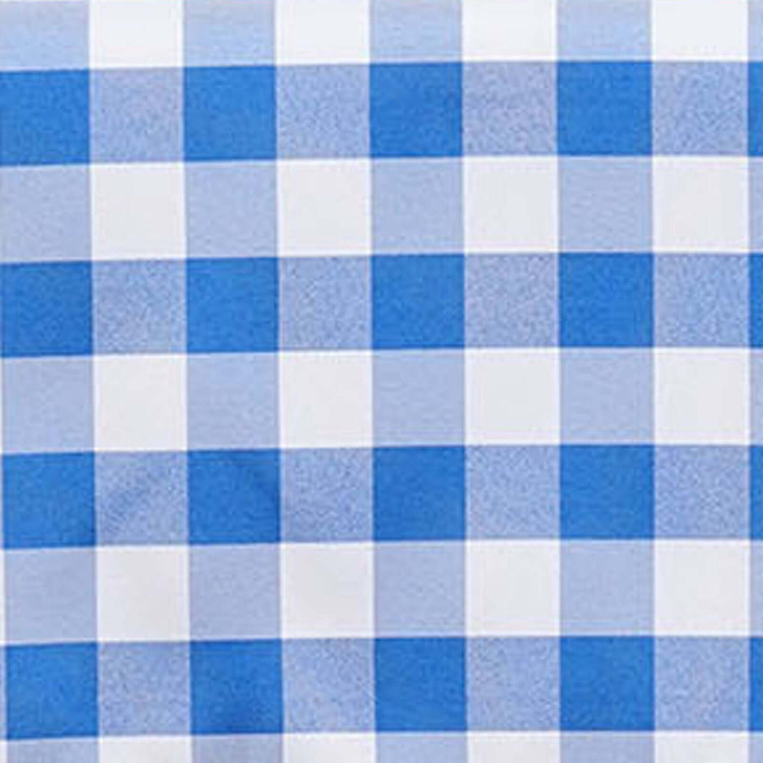Checkered Overlay 54"x54" White/Blue | eFavormart