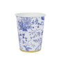 French Toile Paper Cups 9oz White/Light Blue | eFavormart