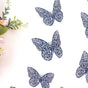 3D Butterfly Wall Decals Navy Blue | eFavormart
