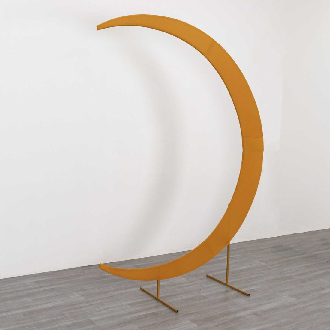 Gold Spandex Crescent Moon Backdrop Stand Cover | eFavormart