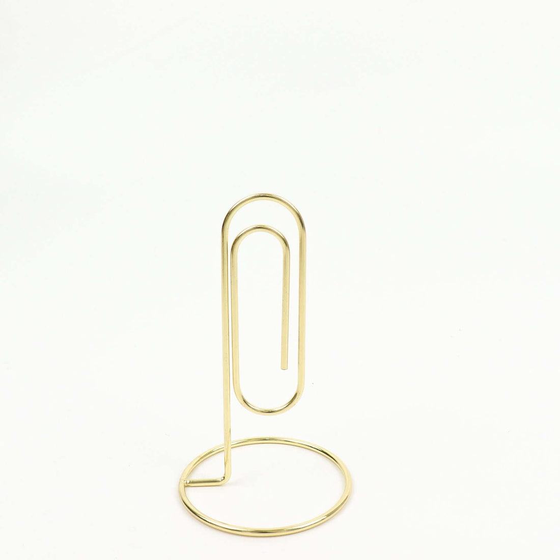 Gold Paperclip Card Holder Stands 5 Pack | eFavormart