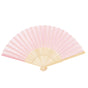 5-Pack Blush Asian Silk Folding Fans | eFavormart