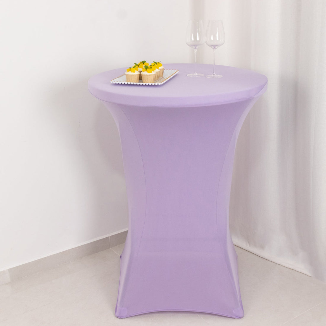 Highboy Table Cover 24"-32" Lavender Lilac | eFavormart