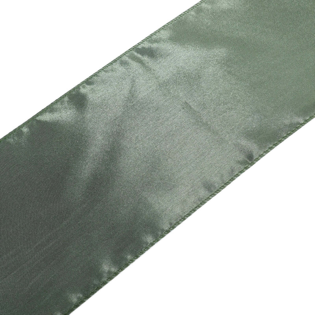Satin Chair Sashes 6"x106" Dusty Sage Green | eFavormart