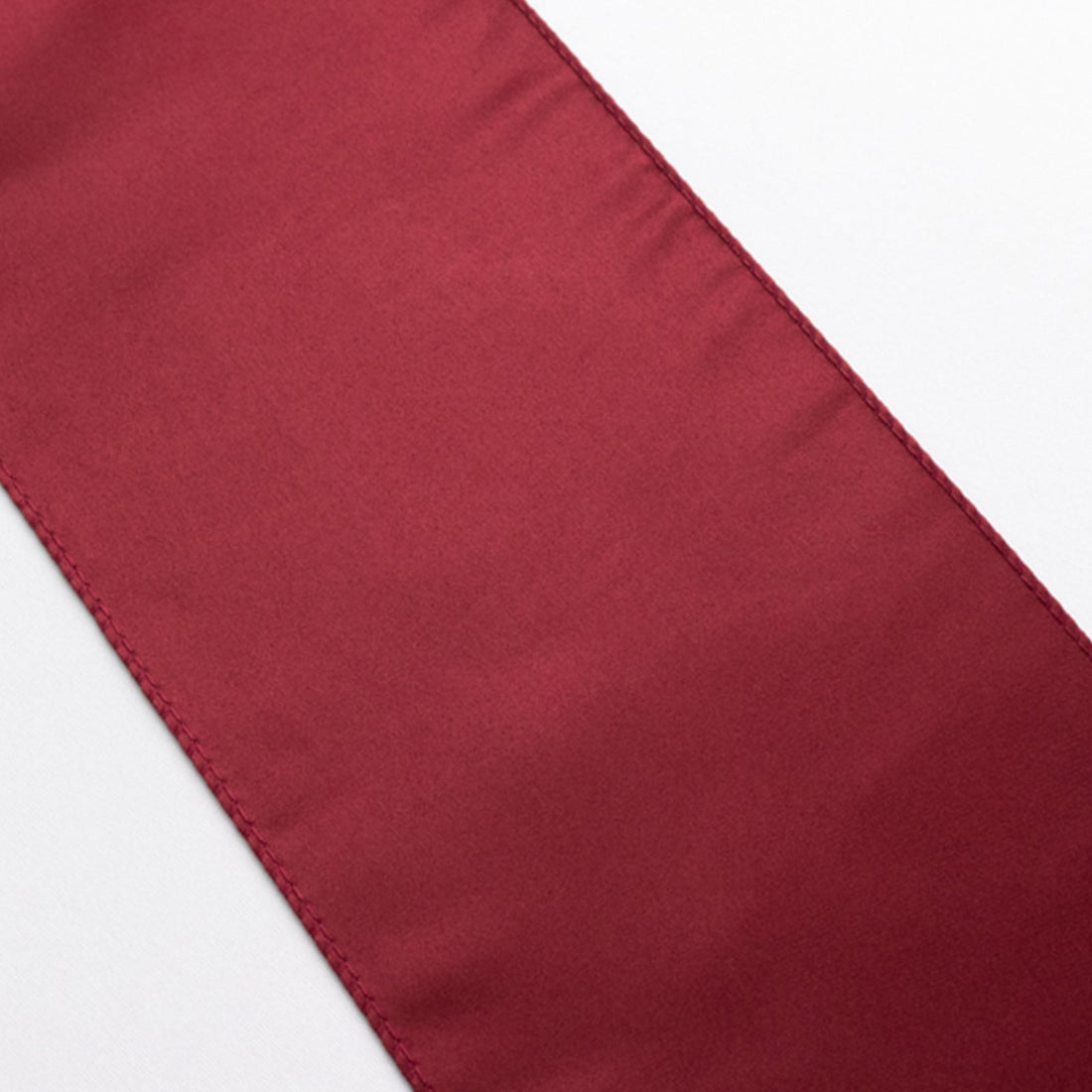 Lamour Satin Chair Sashes 6"x106" Burgundy | eFavormart