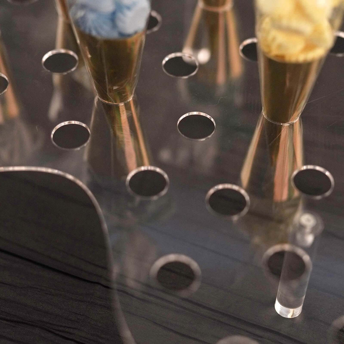 Acrylic Ice Cream Cone Display Stand 35-Slot 16" Clear | eFavormart