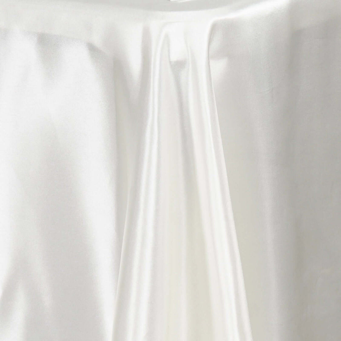 Satin Rectangle Tablecloth 72"x120" Ivory | eFavormart