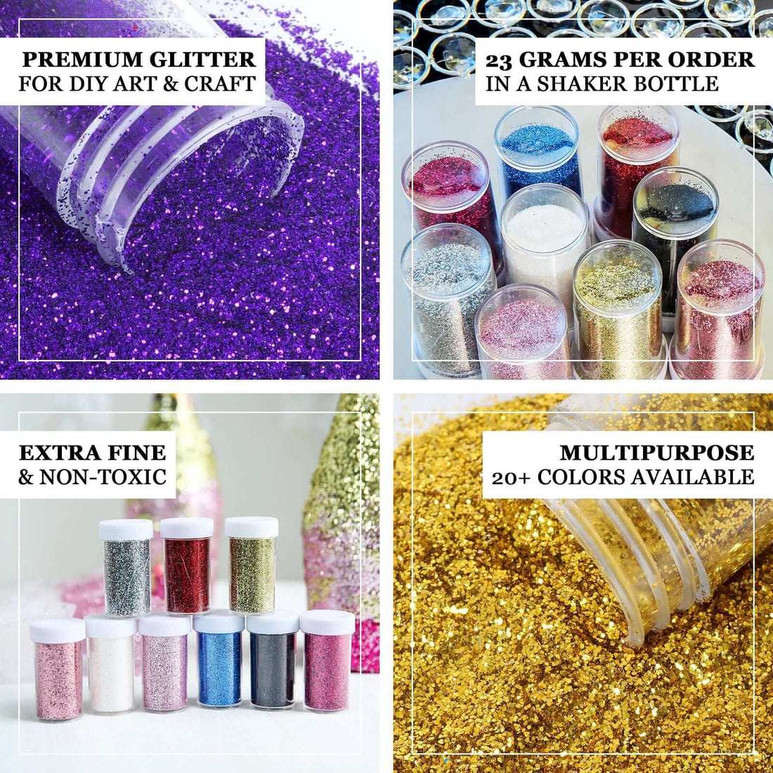 Extra Fine Glitter Powder 23g Metallic Burgundy | eFavormart