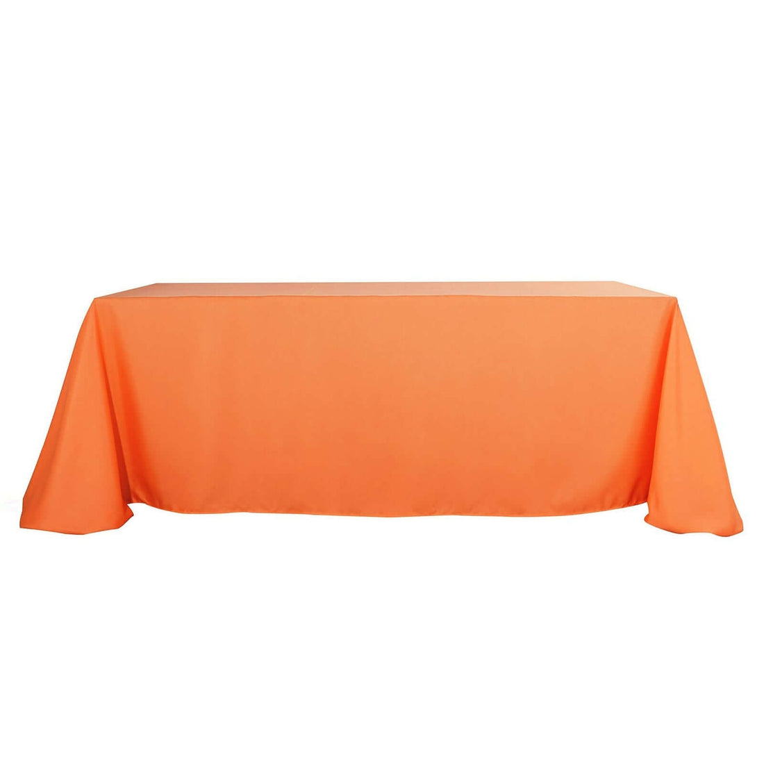 Polyester Tablecloth 72"x120" Orange | eFavormart