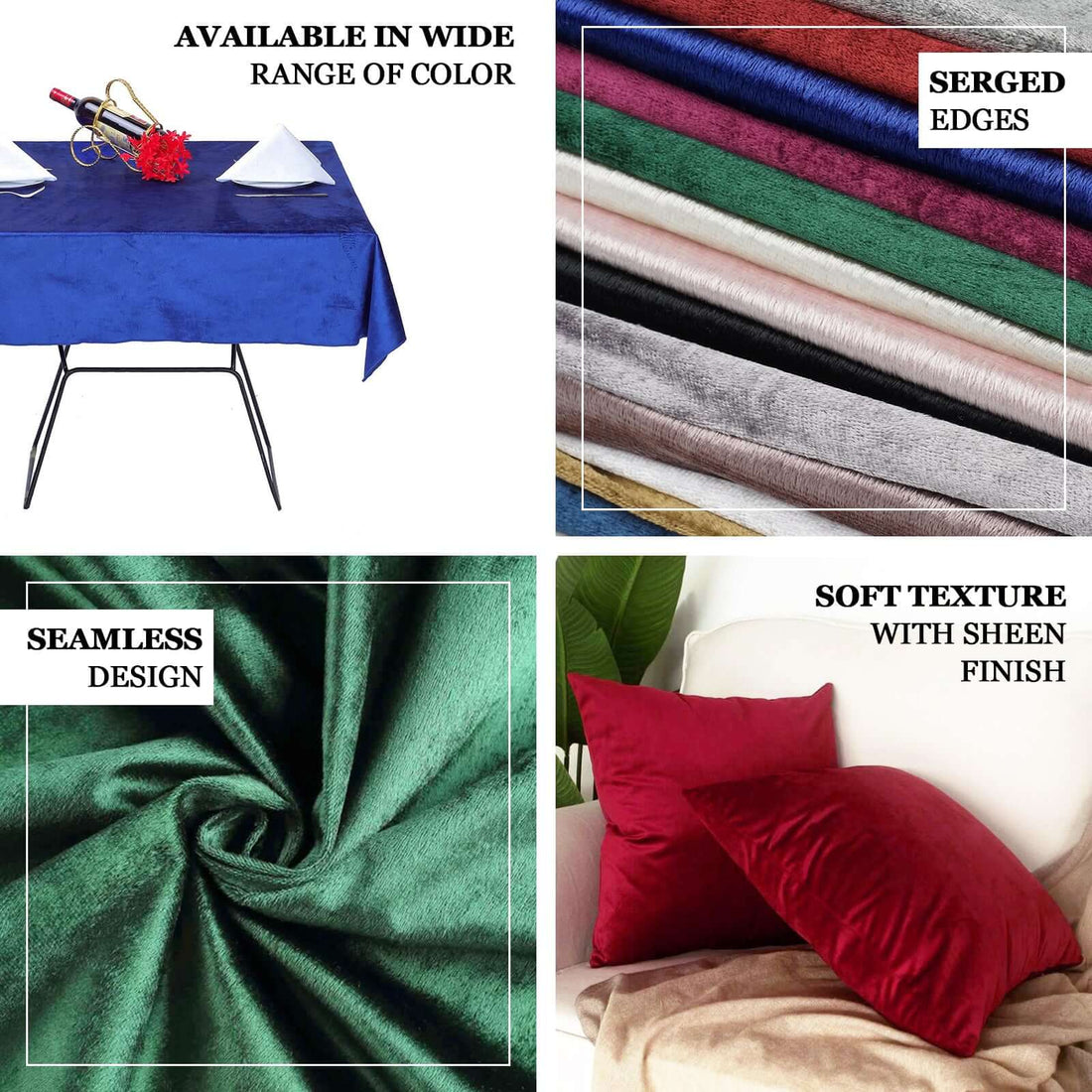 Navy Blue Crushed Velvet Fabric Roll | eFavormart