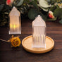 Clear Acrylic LED Lanterns Hanging Warm White 3" | eFavormart