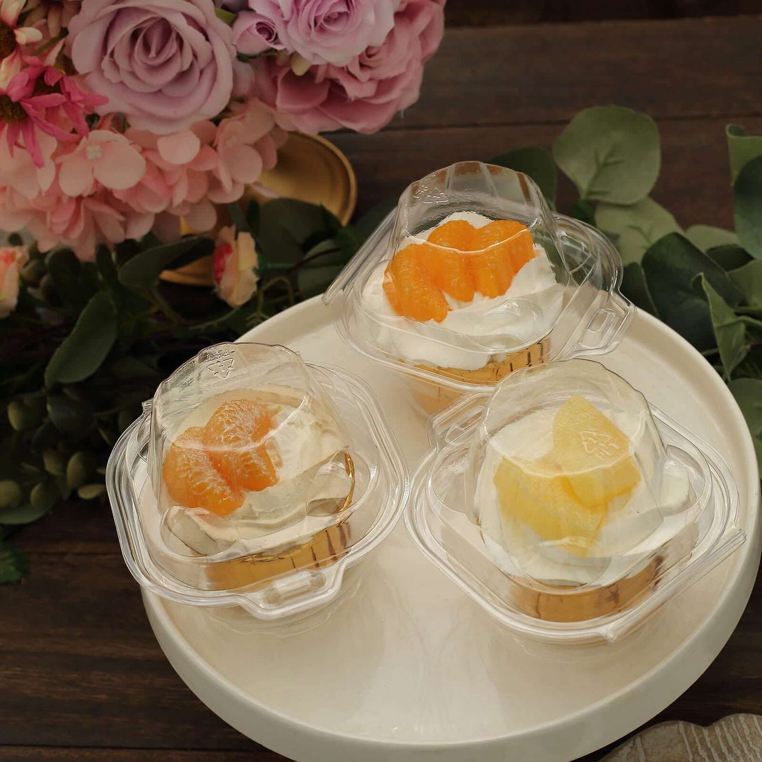 Plastic Cupcake Container Boxes 4" Clear | eFavormart