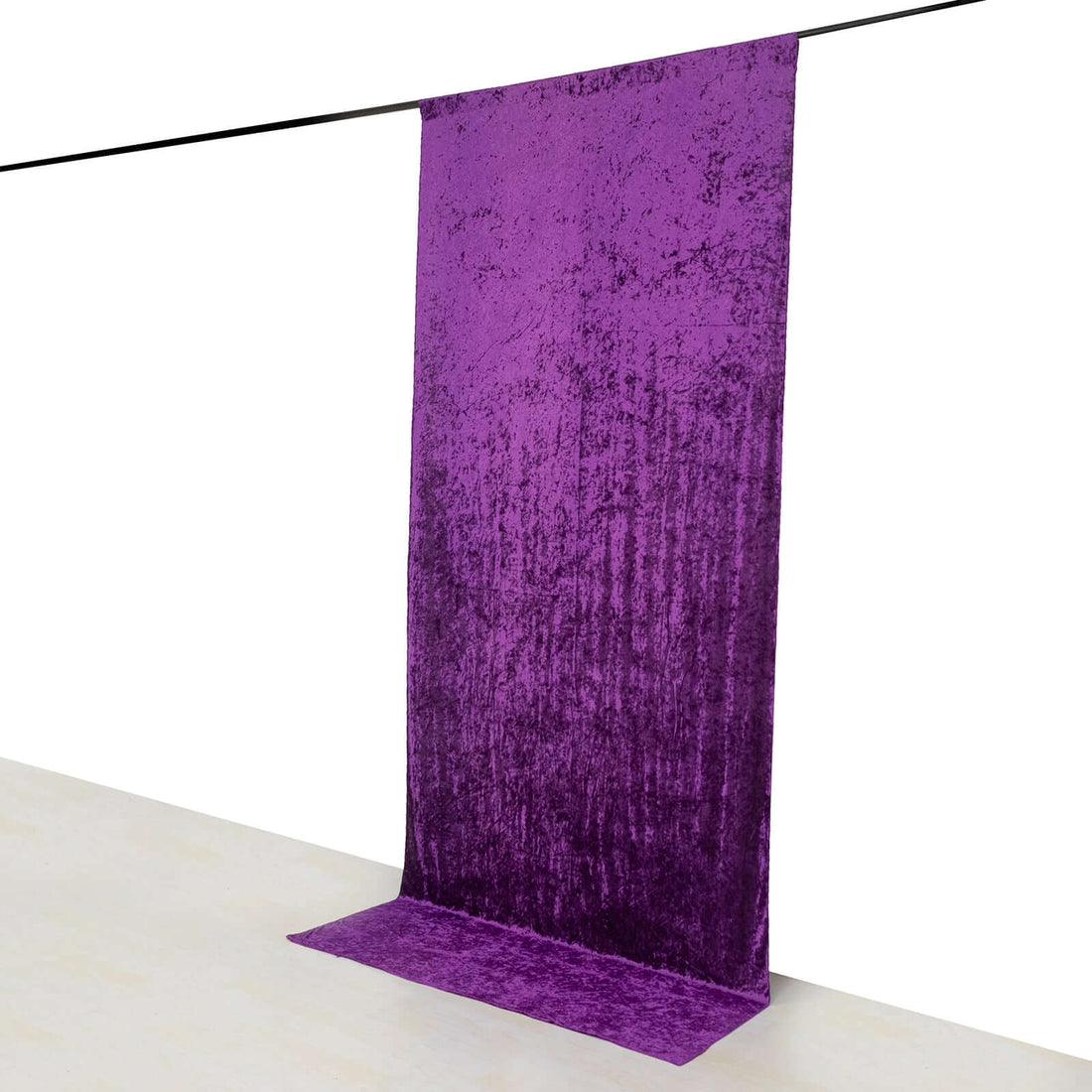 Purple Velvet Backdrop Drape Curtain 5ftx12ft | eFavormart