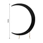 Black Spandex Crescent Moon Chiara Backdrop | eFavormart