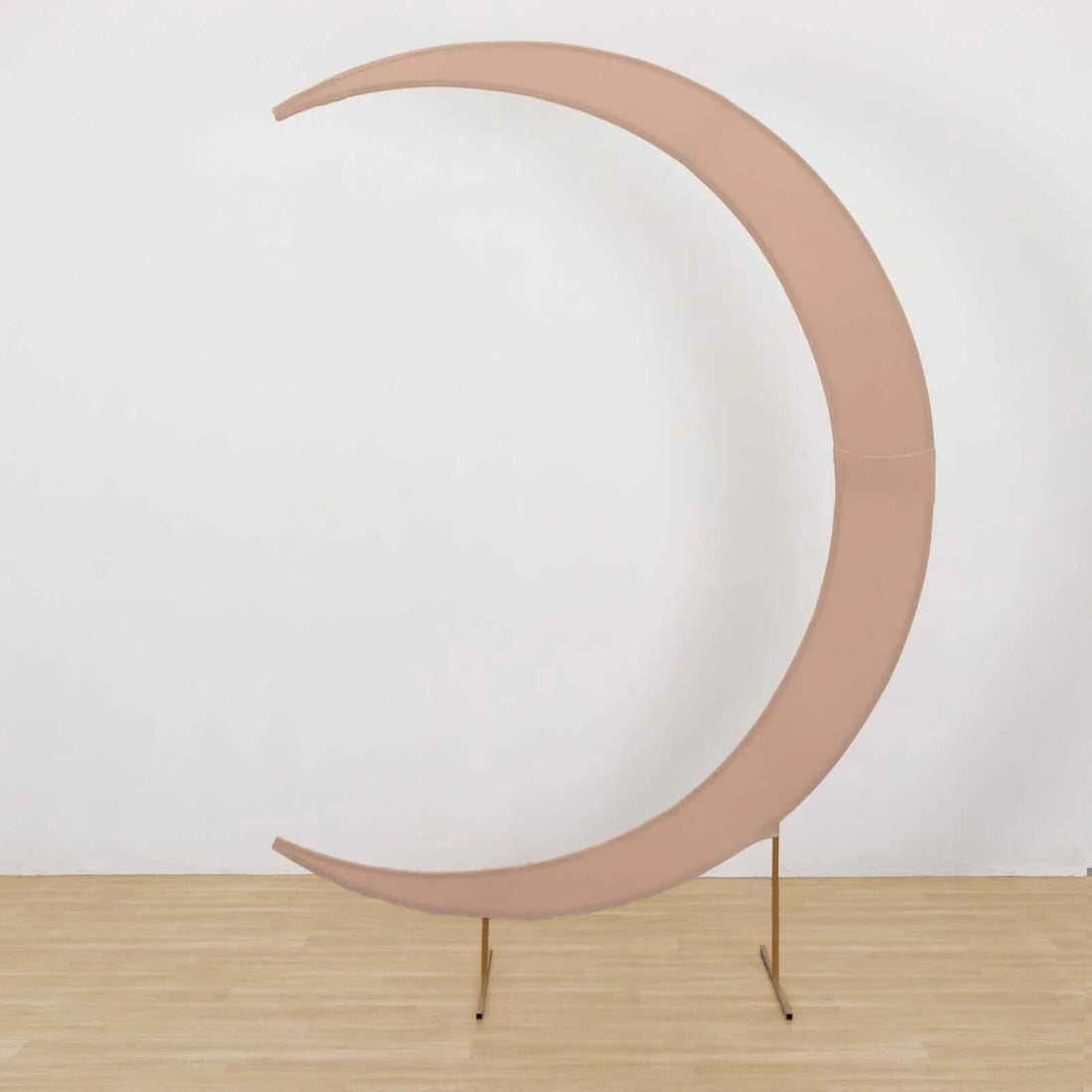 Nude Spandex Crescent Chiara Backdrop Stand Cover | eFavormart