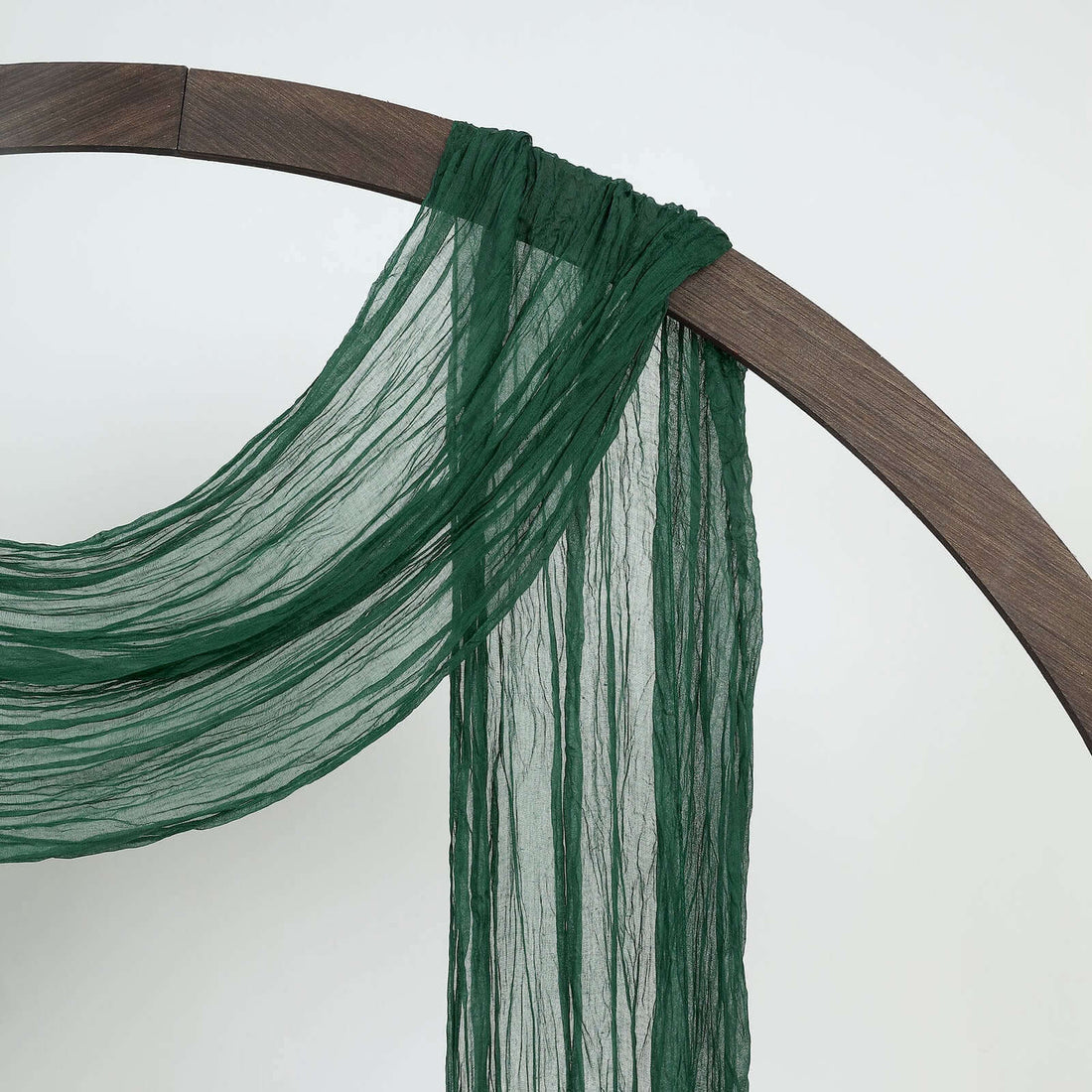 Hunter Emerald Green Gauze Cheesecloth Draping Fabric | eFavormart