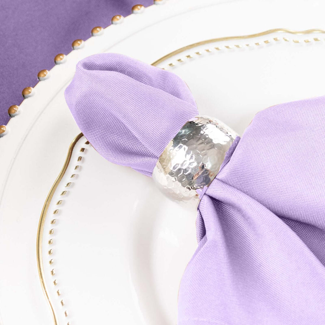 Polyester Napkins 17"x17" Lavender Lilac | eFavormart