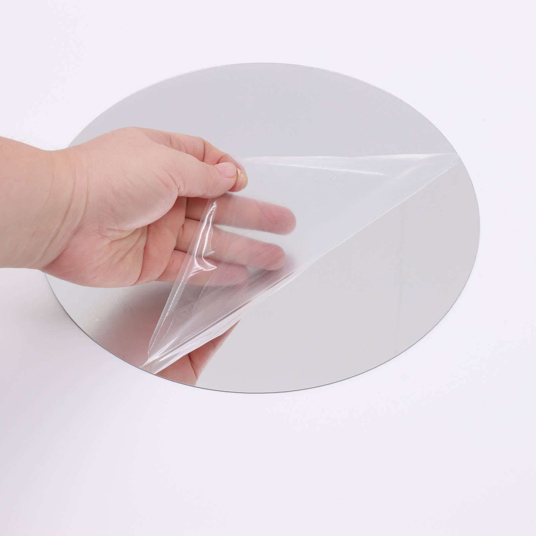 Round Acrylic Mirror Wall Stickers 6" Removable 12 Pack | eFavormart
