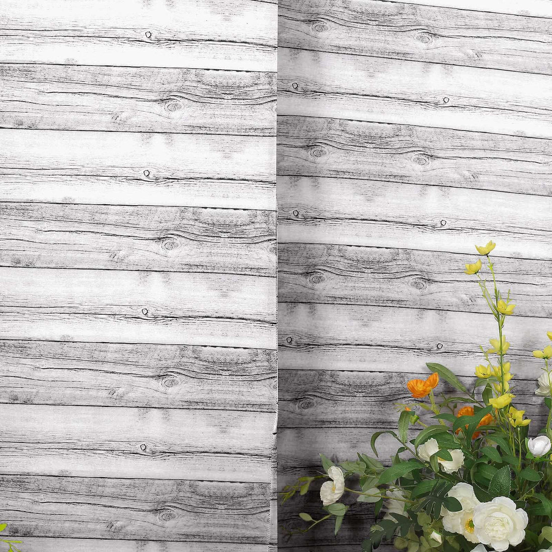 White Rustic Wood Plank Arch Covers Set | eFavormart